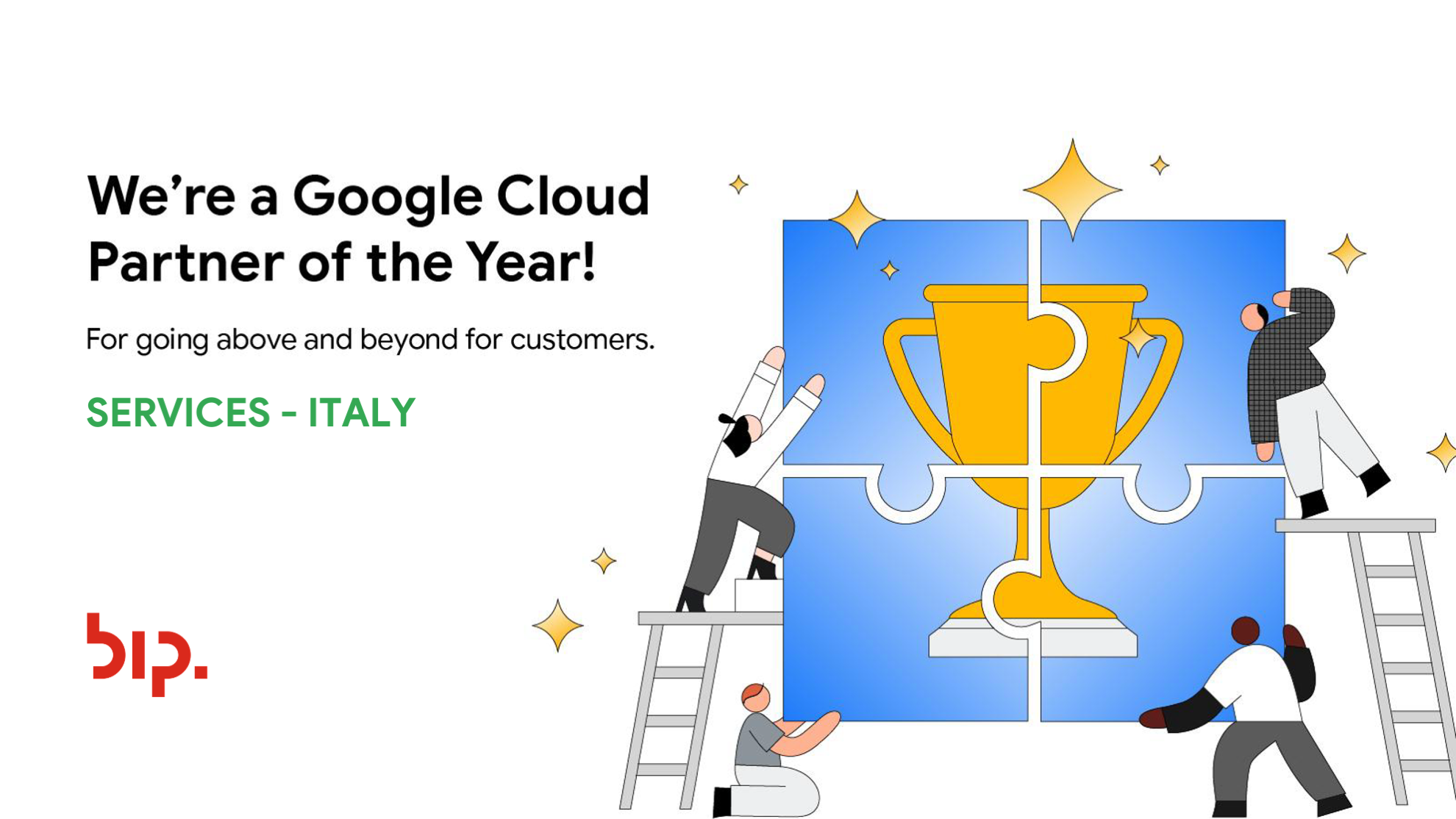 BIP xTech is Google Cloud Services Partner of the Year in Italy | BIP xTech